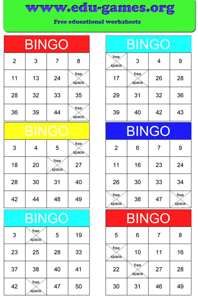Math Bingo Printable Pdf Printable World Holiday