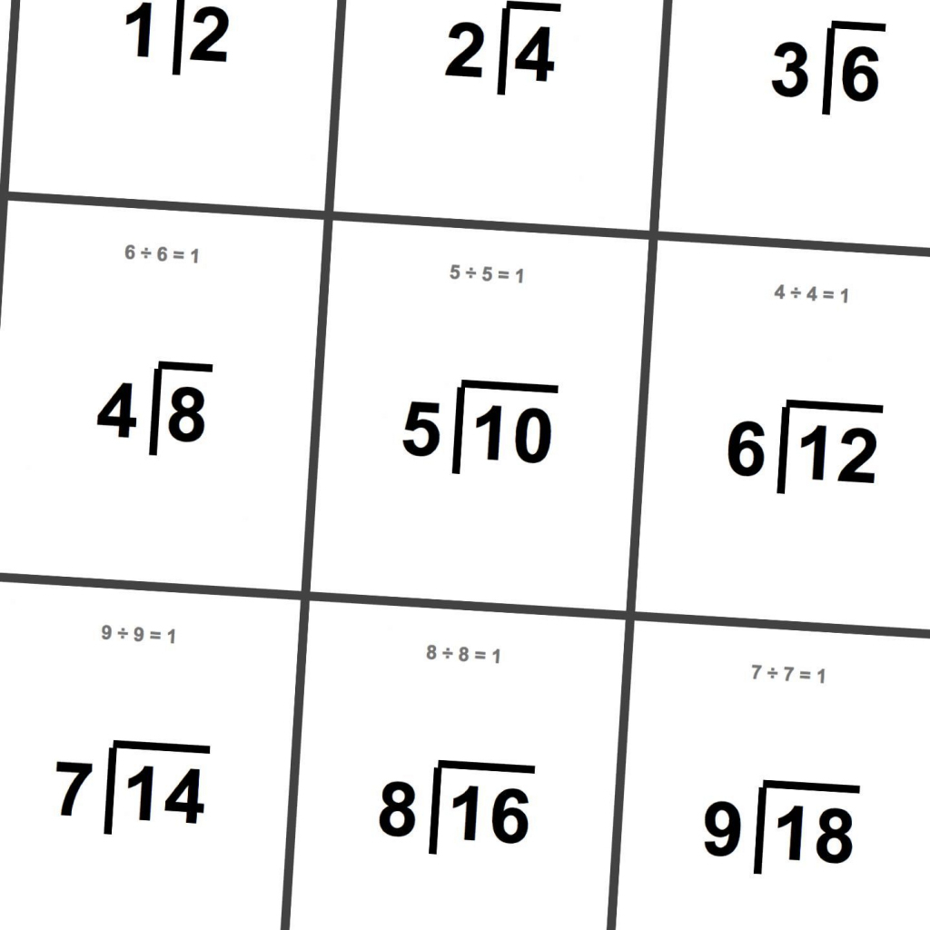 Division Flash Cards Printable Best FREE Printable Division Flash Cards Printable Best FREE Printable